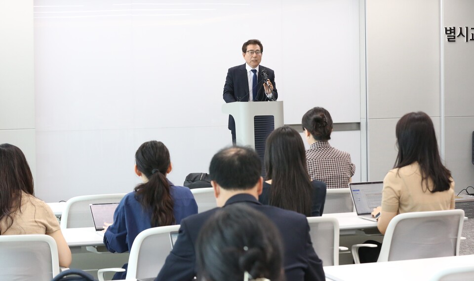 [6·3선거] 서울시교육감 후보 초청 릴레이 기자회견